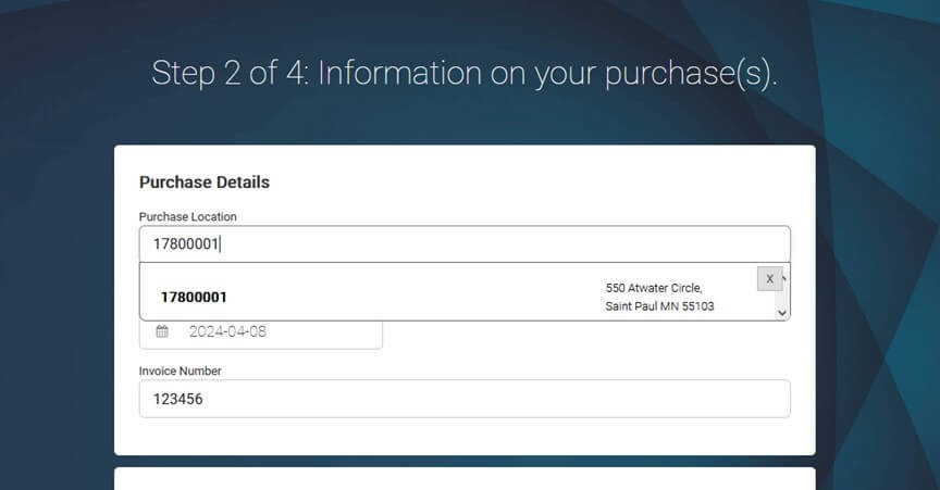 Submitting a rebate - Warners' Stellian